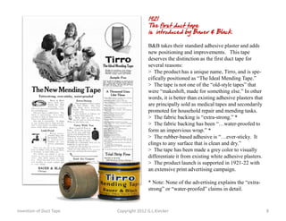 Invention of Duct Tape | PPT