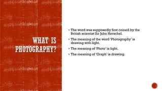 Invention of photography | PPT