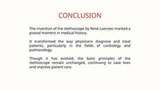 INVENTION OF STETHOSCOPE & ADVANCEMENT.pptx