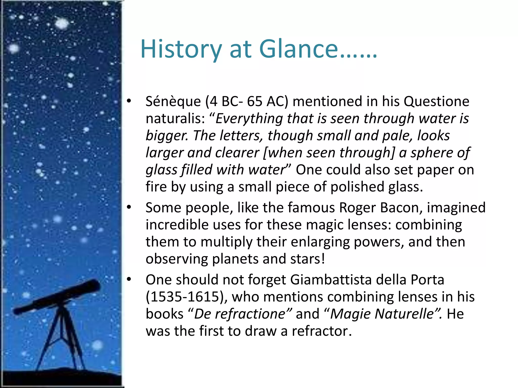 Invention of telescope | PPTX