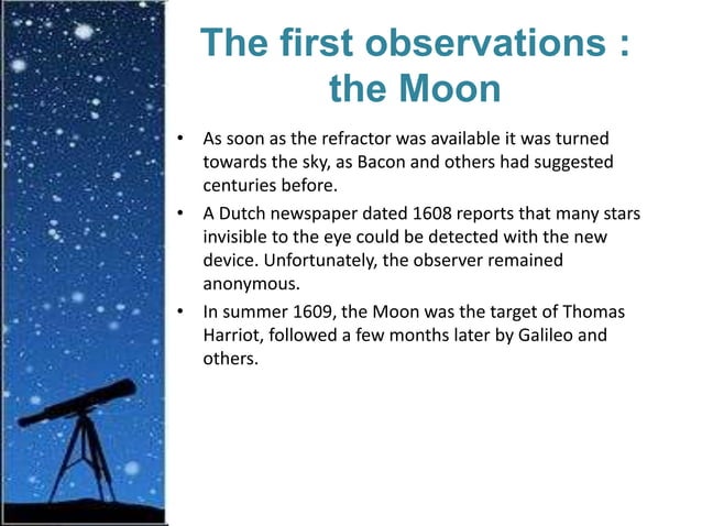 Invention of telescope | PPTX