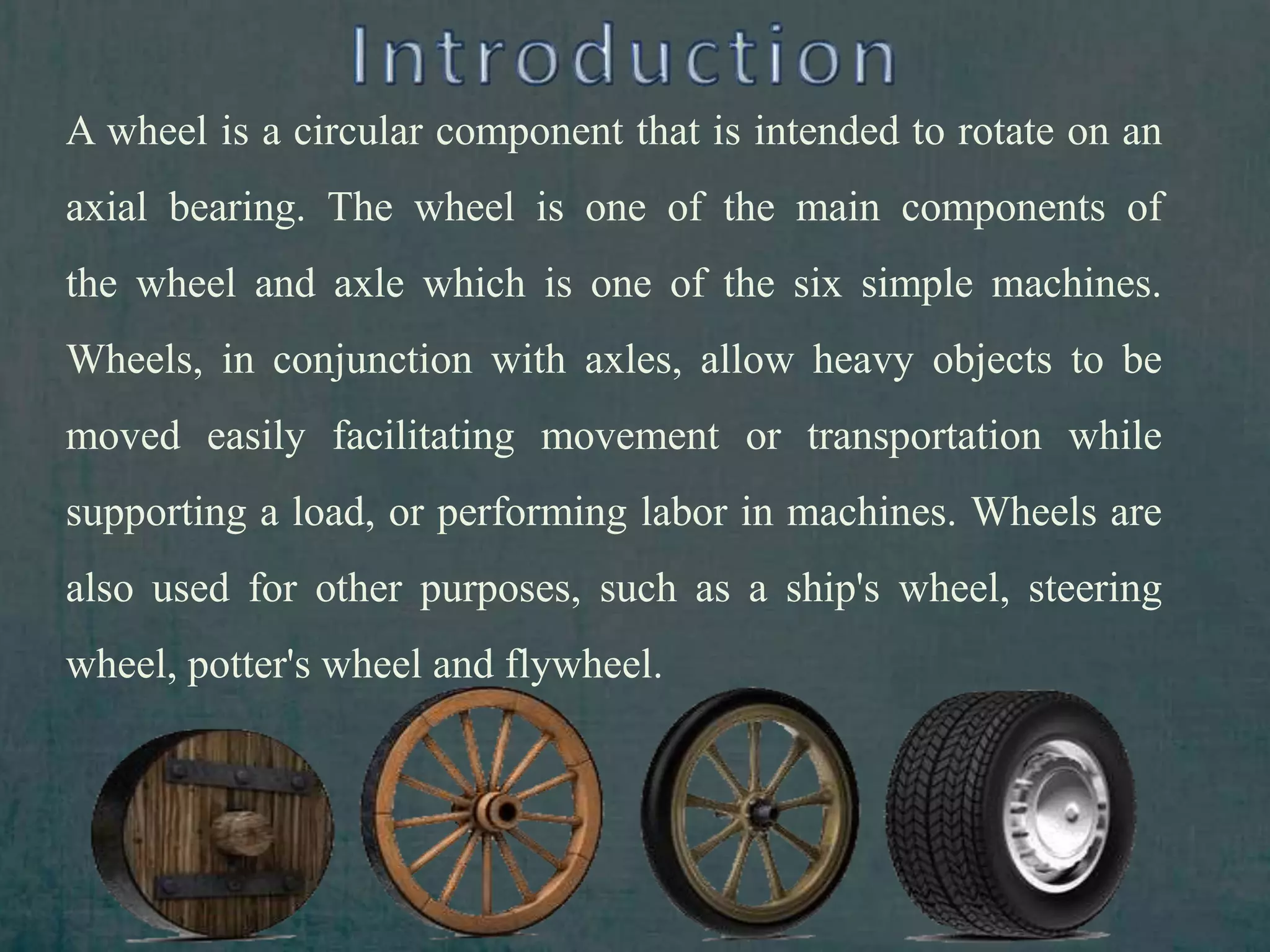 Invention of wheel | PPTX