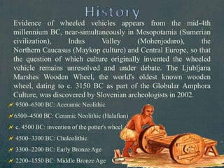 Invention of wheel | PPTX