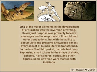 Invention of writing | PPT