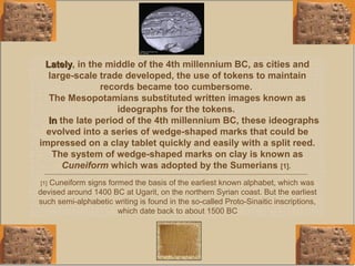 Invention of writing | PPT