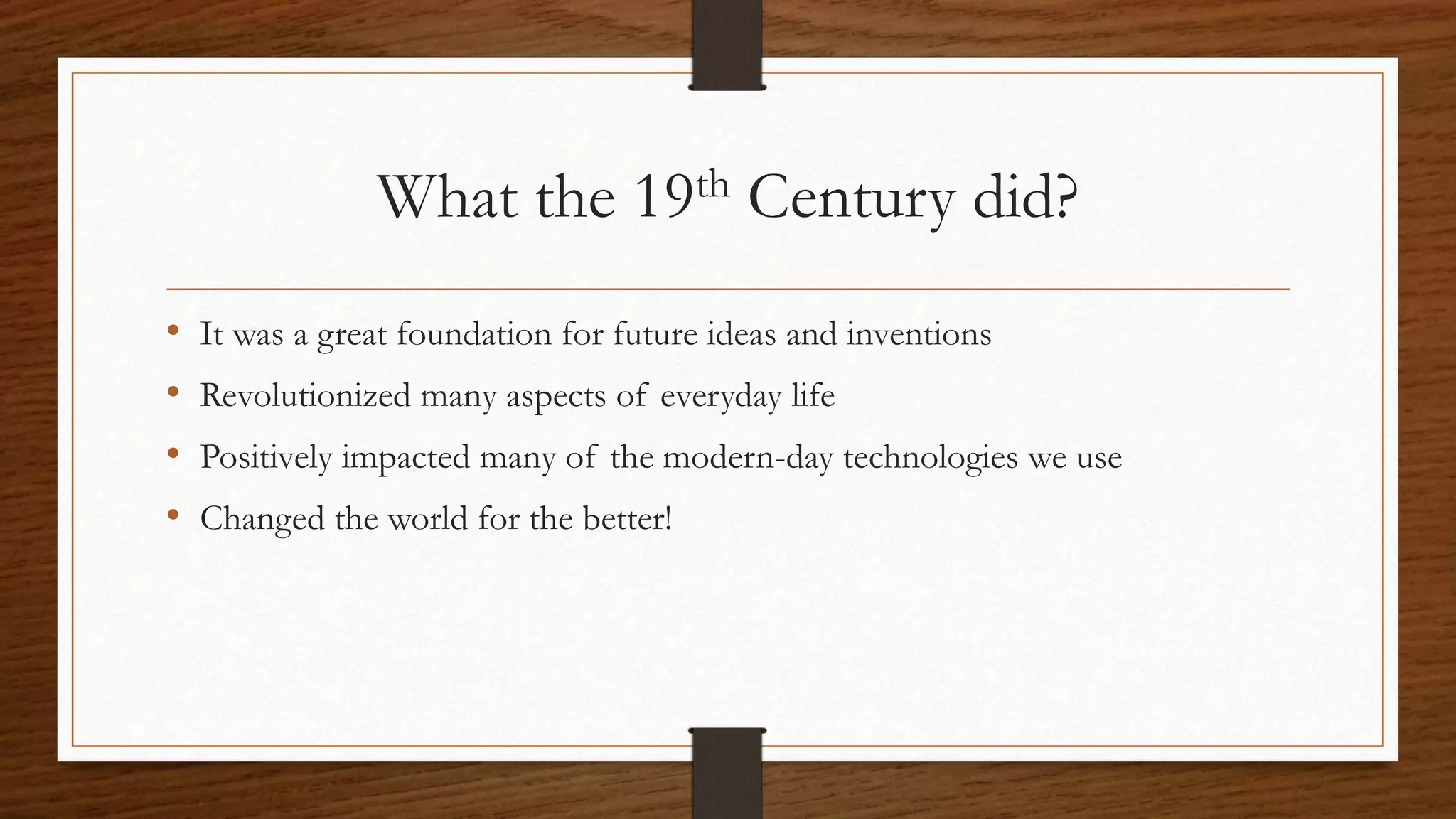 Inventions 19th century | PPTX