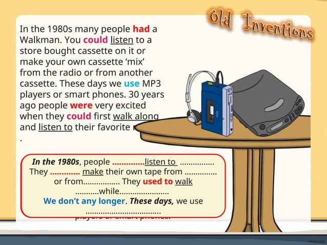 inventions-used-to-and-didnt-use-to-grammar-drills-grammar-guides ...