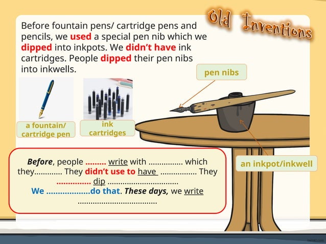 inventions-used-to-and-didnt-use-to-grammar-drills-grammar-guides ...