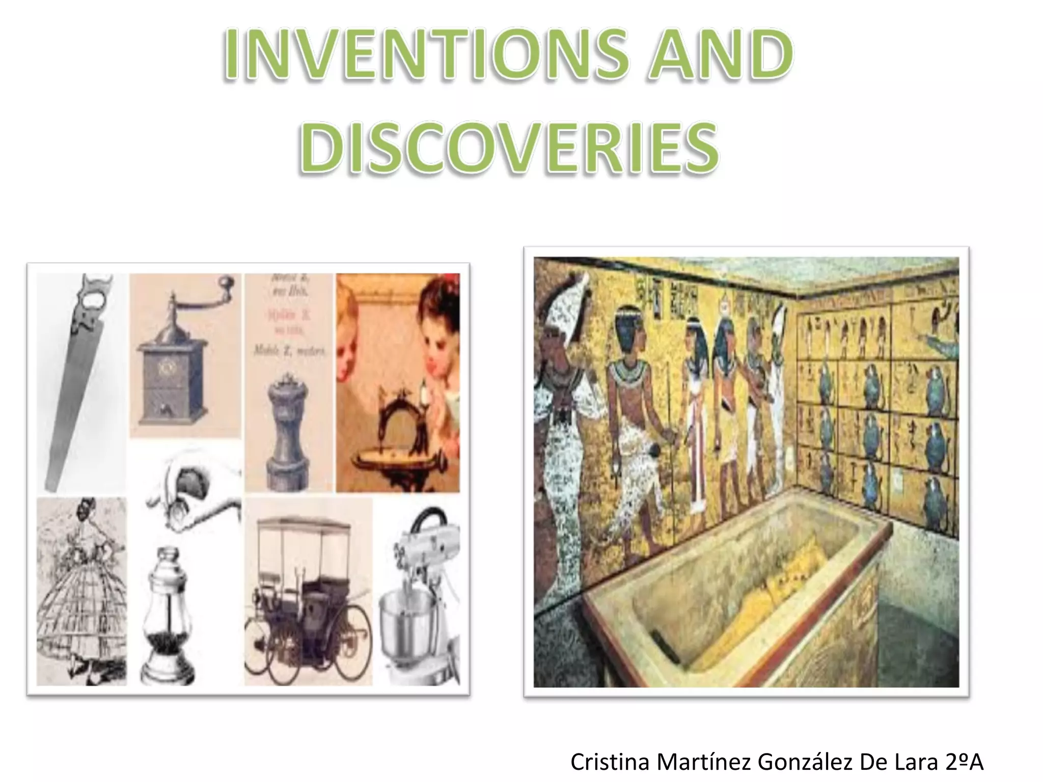 Inventions and Discoveries Cristina | PPT