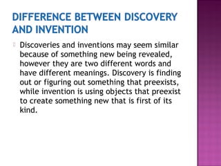 Inventions and discoveries Laura Gongora | PPT