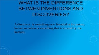 Inventions and discoveries Paco | PPT