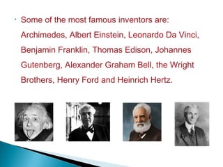 Inventions and inventors | PPT | Technology & Computing
