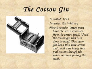 Inventions And Inventors Of The Late 1700 S 1 | PPT