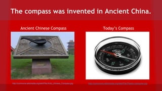 Inventions from ancient china | PPTX