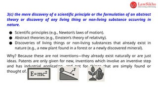 Inventions not Patentable u_s 3 & 4.pptx