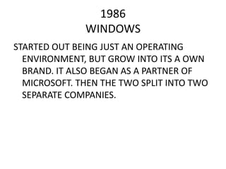 Inventions of 1980 1990 | PPTX