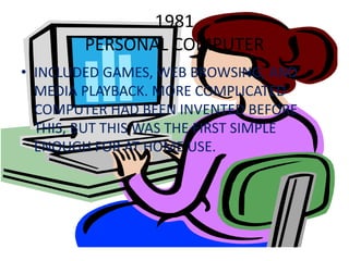 Inventions of 1980 1990 | PPTX