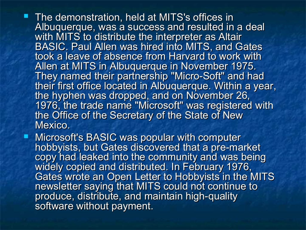 Bill Gates´s Creativity, Inventions and brief overview of his Life