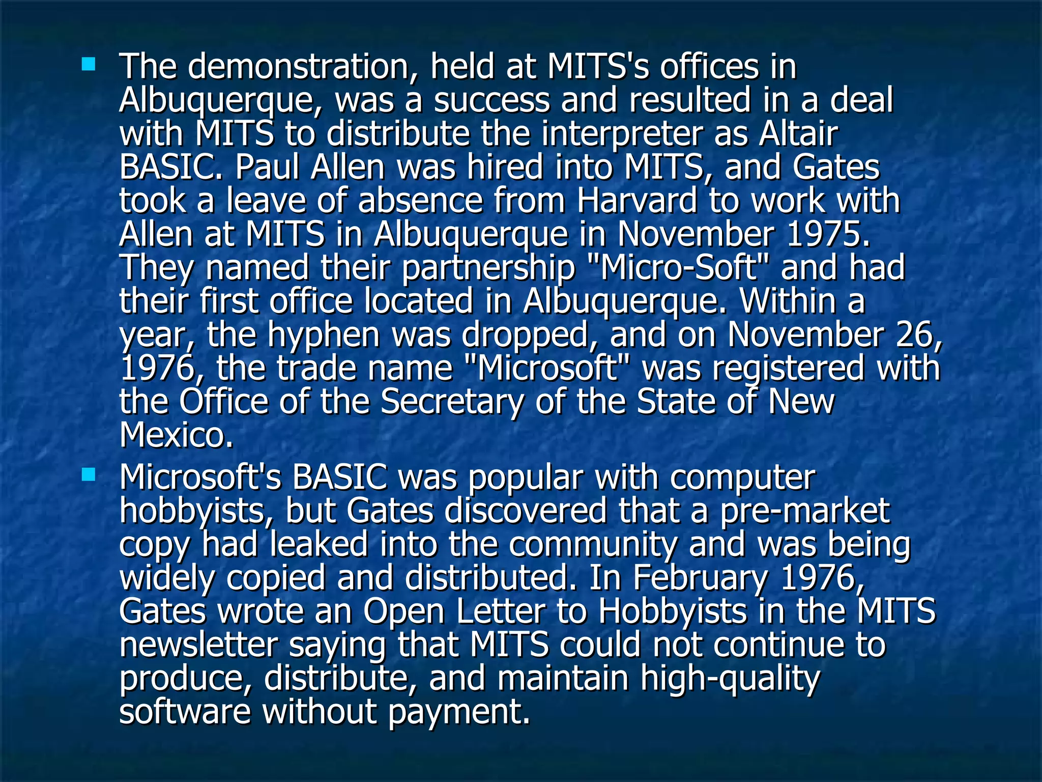 Inventions of bill gates | PPT