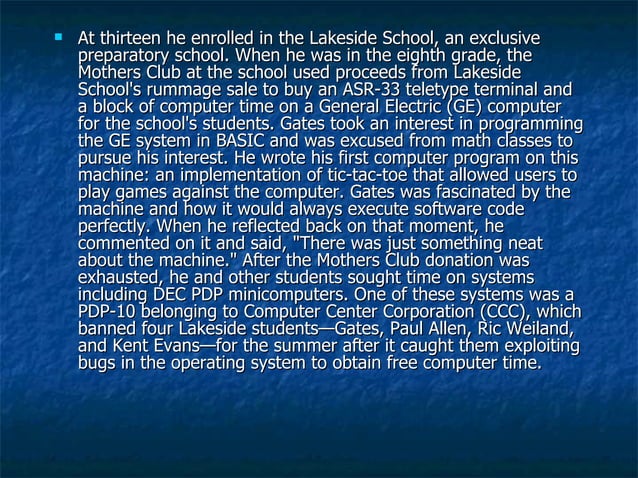 Inventions of bill gates | PPT