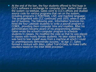 Inventions of bill gates | PPT