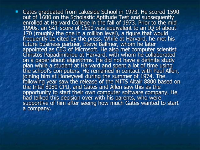 Inventions of bill gates | PPT