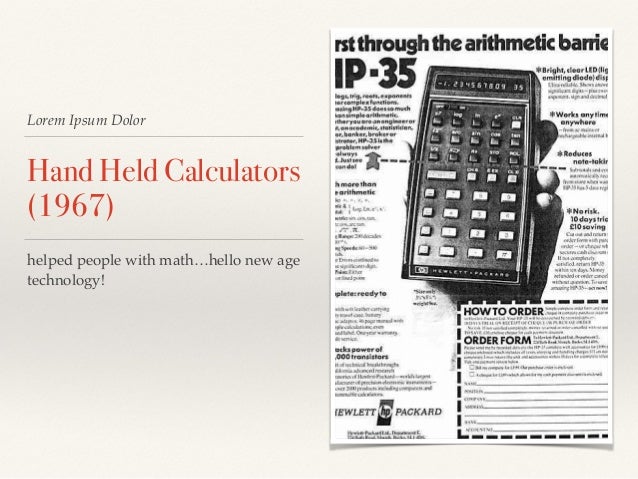 Inventions of the 1960