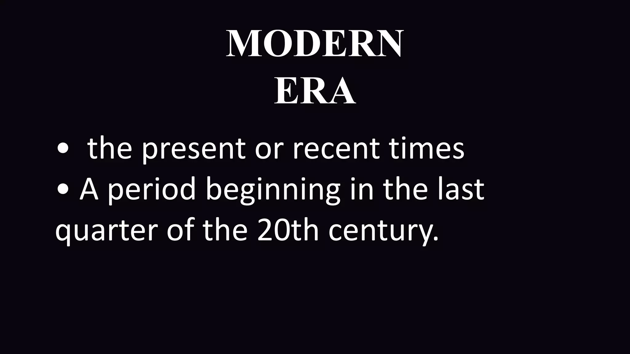 Inventions of the Modern Era | PPTX