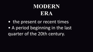 Inventions of the Modern Era | PPTX
