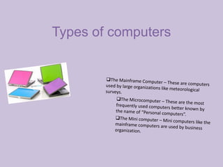 Inventions technological | PPTX | Laptops | Computing