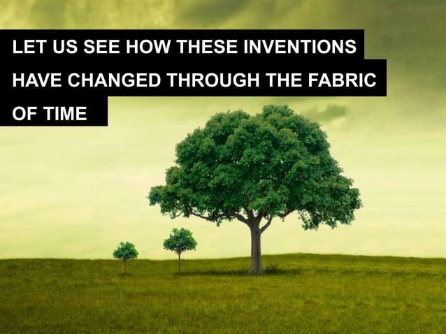 Inventions that changed the world | PPTX