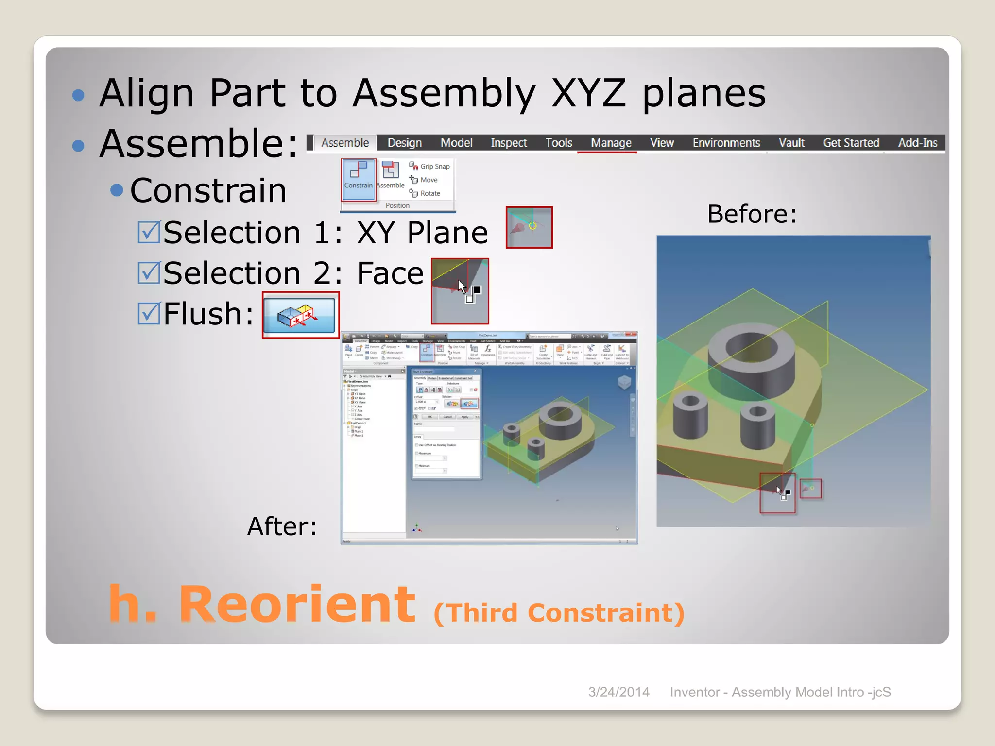 Inventor assembly modeling explicaciones | PDF