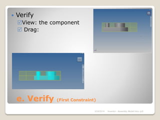 Inventor assembly modeling explicaciones | PDF