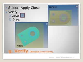 Inventor assembly modeling explicaciones | PDF
