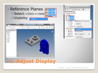 Inventor assembly modeling explicaciones | PDF