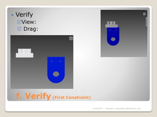 Inventor assembly modeling explicaciones | PDF
