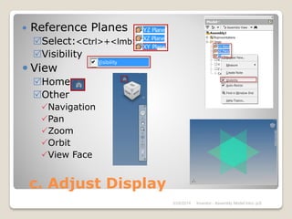Inventor assembly modeling explicaciones | PDF