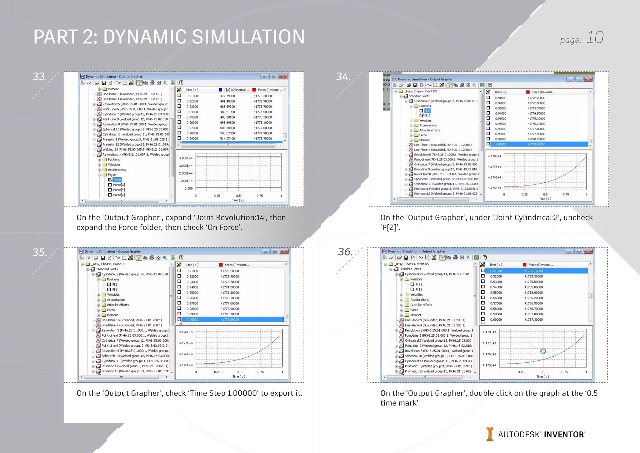 Inventor project-dynamic-simulation-guide-en | PDF