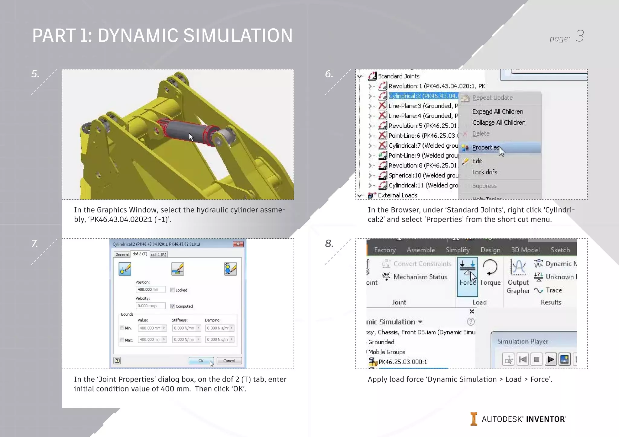 Inventor project-dynamic-simulation-guide-en | PDF