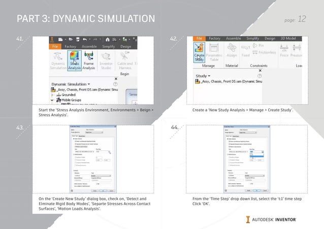 Inventor project-dynamic-simulation-guide-en | PDF