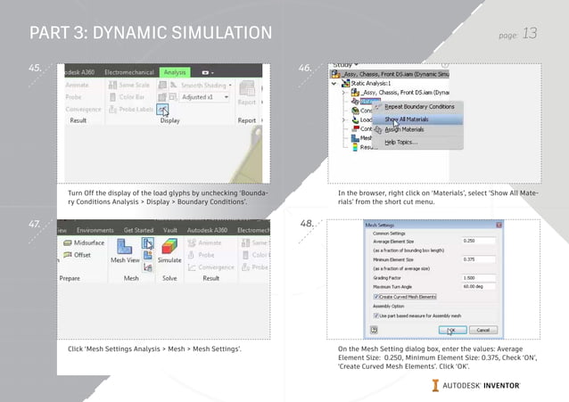 Inventor project-dynamic-simulation-guide-en | PDF