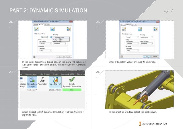 Inventor project-dynamic-simulation-guide-en | PDF