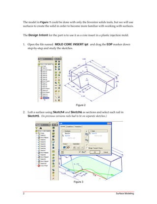 Inventor 11 tutorial 1 | PDF