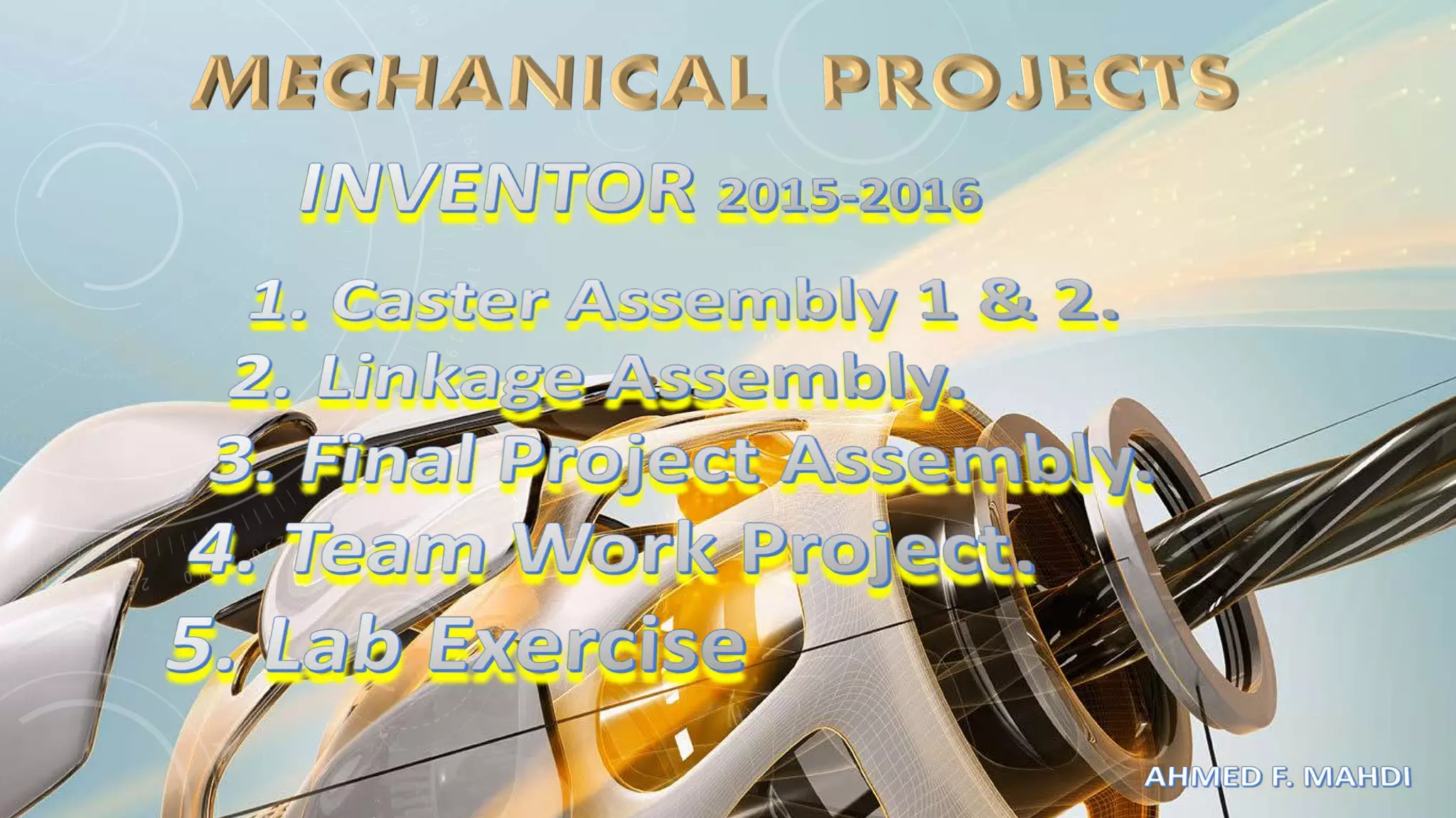 Inventor and AutoCAD Portfolio | PDF