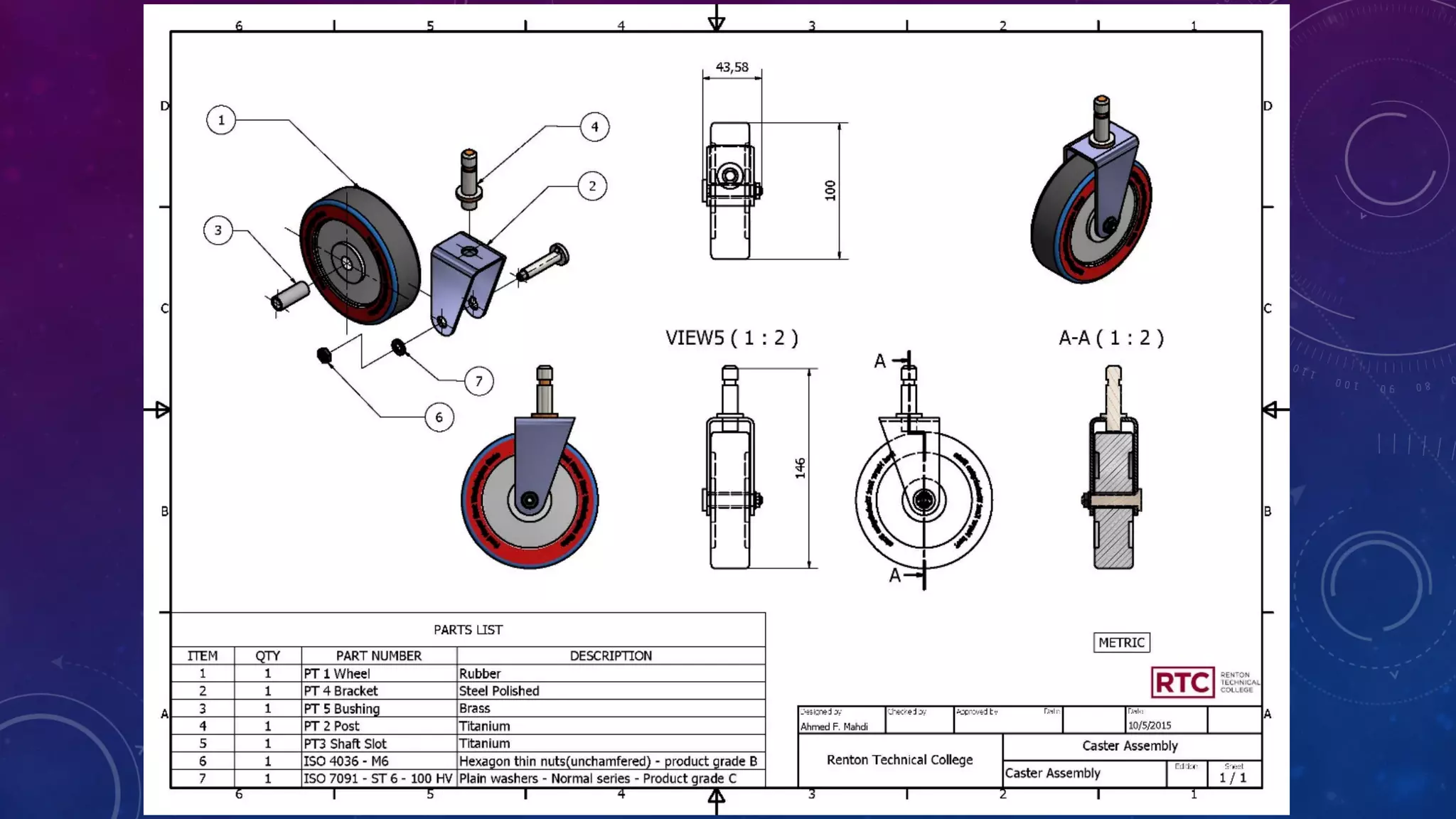 Inventor and AutoCAD Portfolio | PDF