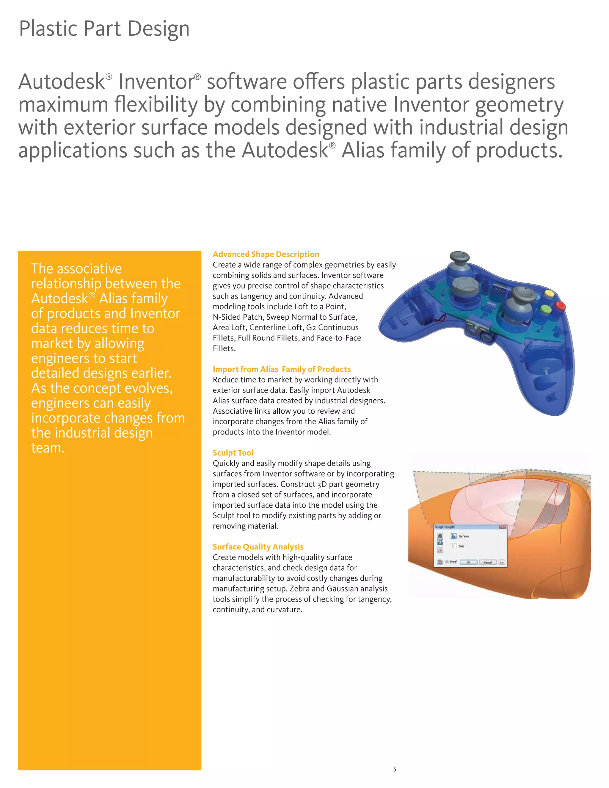Inventor 2011 Detail Brochure | PDF | Graphics Software | Computer ...