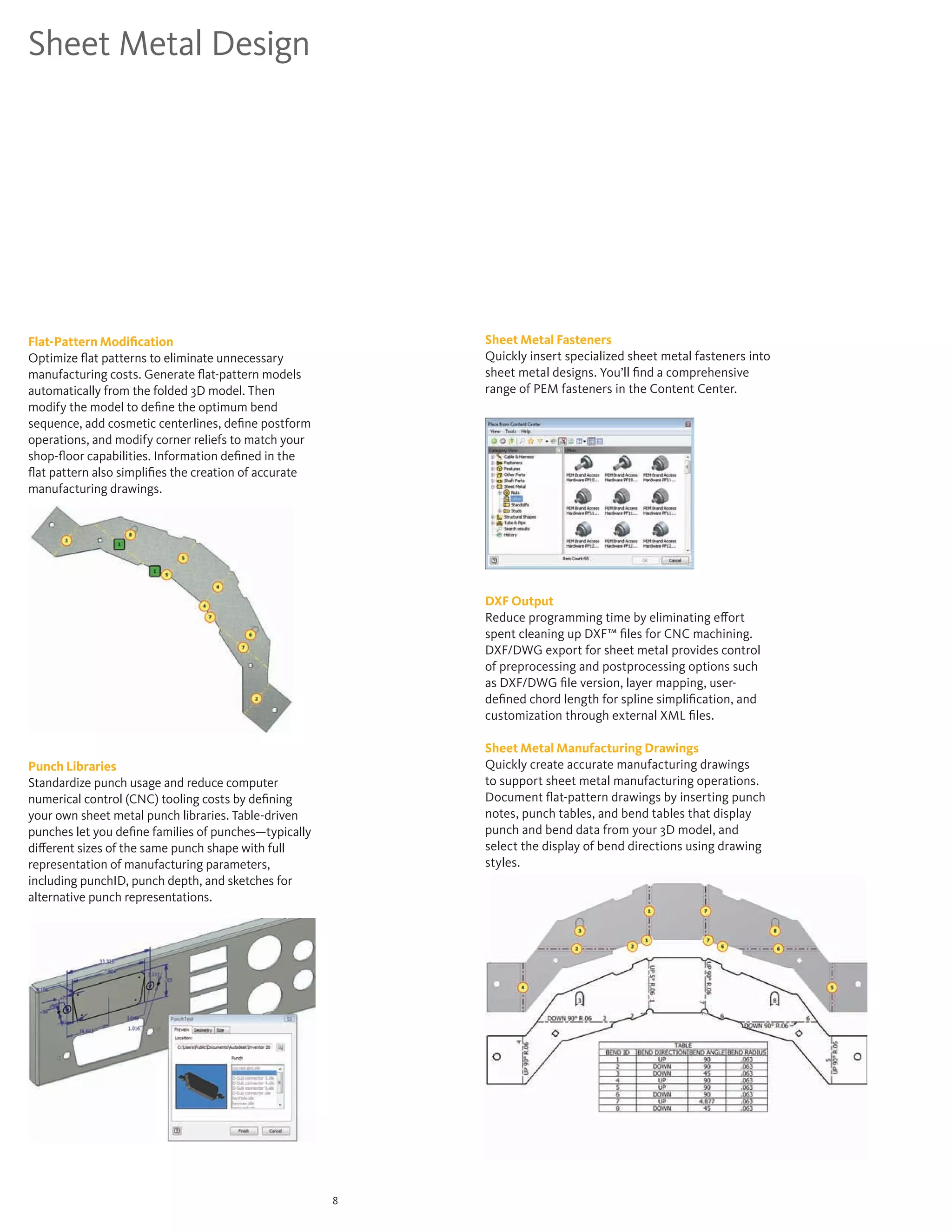 Inventor 2011 Detail Brochure | PDF | Graphics Software | Computer ...