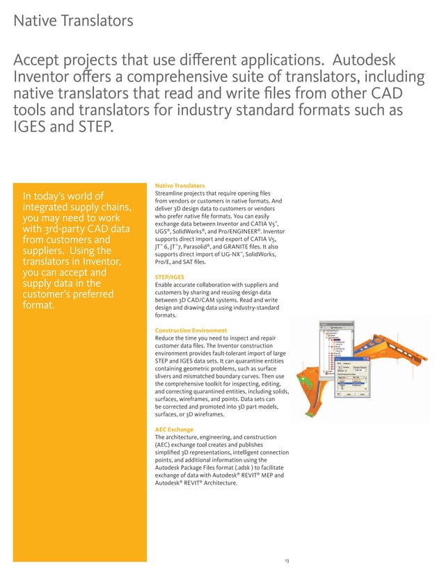 Inventor 2011 Detail Brochure | PDF | Graphics Software | Computer ...