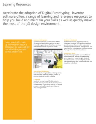 Inventor 2011 Detail Brochure | PDF | Graphics Software | Computer ...