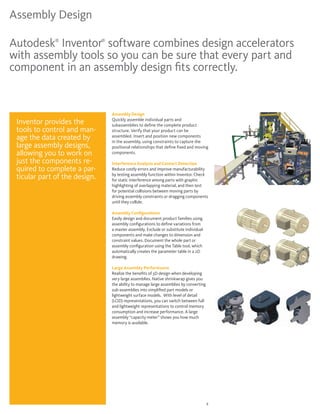Inventor 2011 Detail Brochure | PDF | Graphics Software | Computer ...